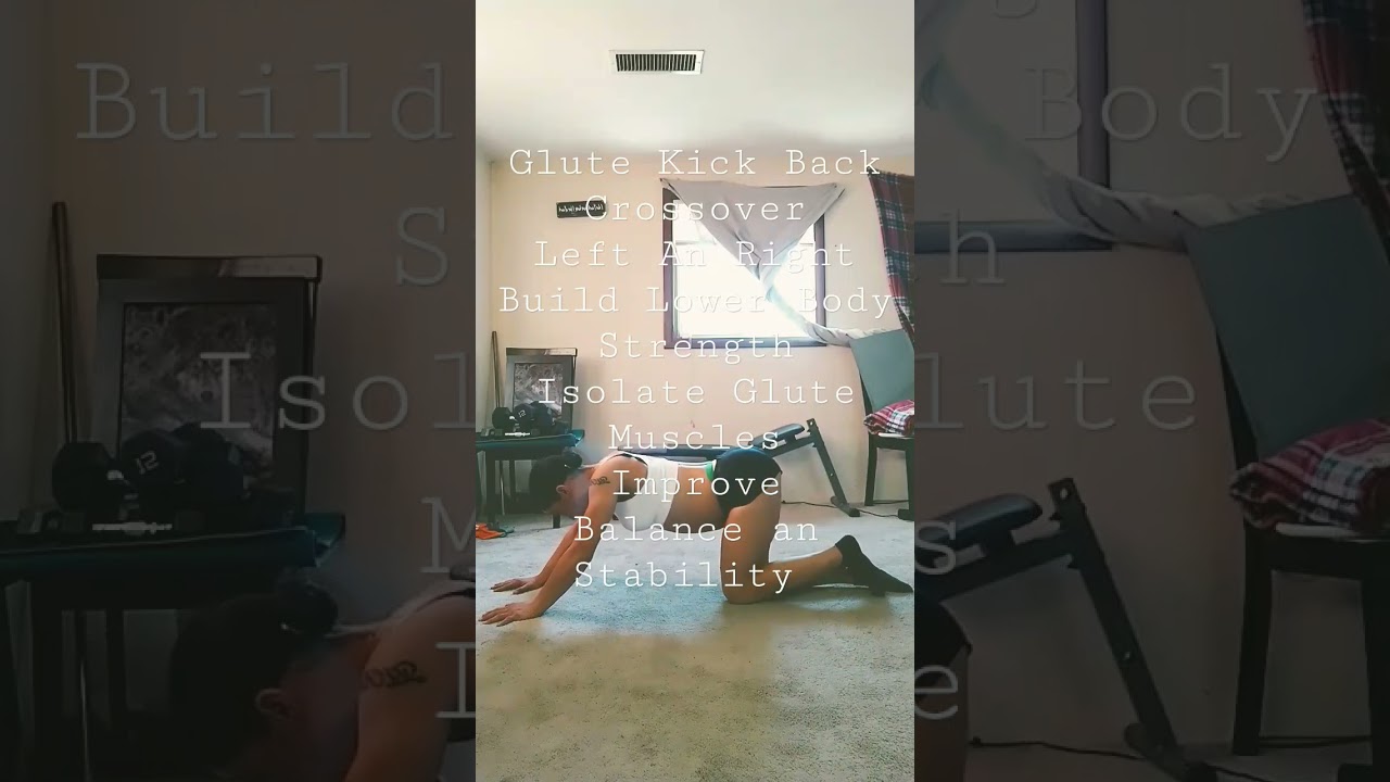 Glute Kick Back Crossover Builds Lower Body Strength Isolate Glute ...