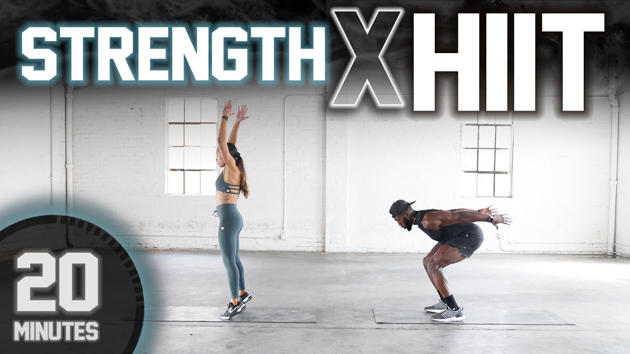 20 Minute FULL BODY Strength X HIIT Workout [No Equipment ...