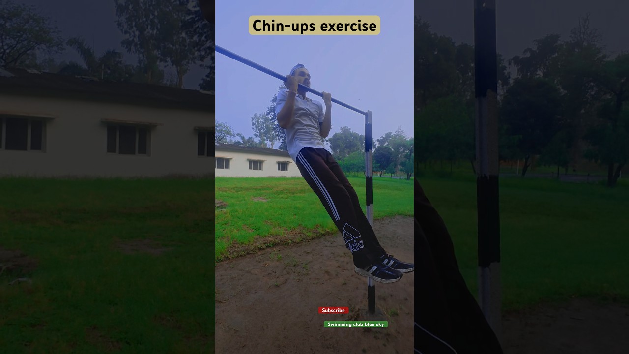 Chin-ups is the best exercise for upper body strength # body fitness ...